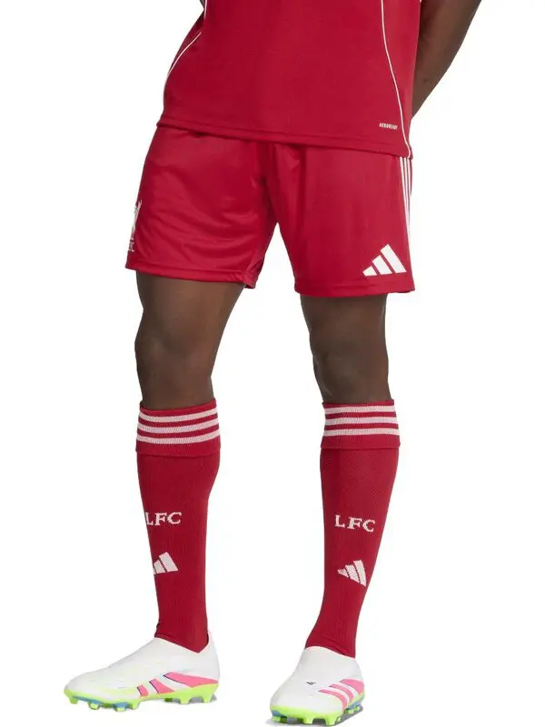 Adidas Liverpool Fc 25/26 Home Shorts - Strawberry Red