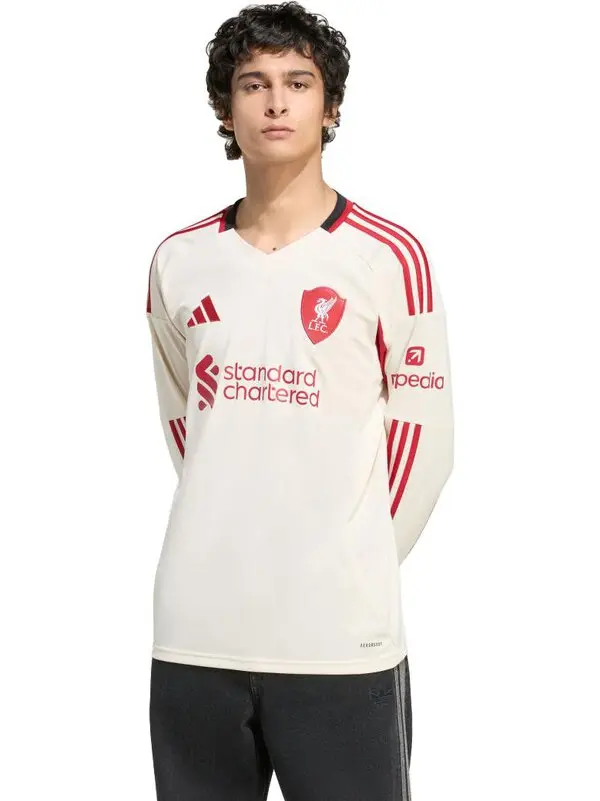 Adidas Liverpool Fc 25/26 Away Jersey - Wonder White