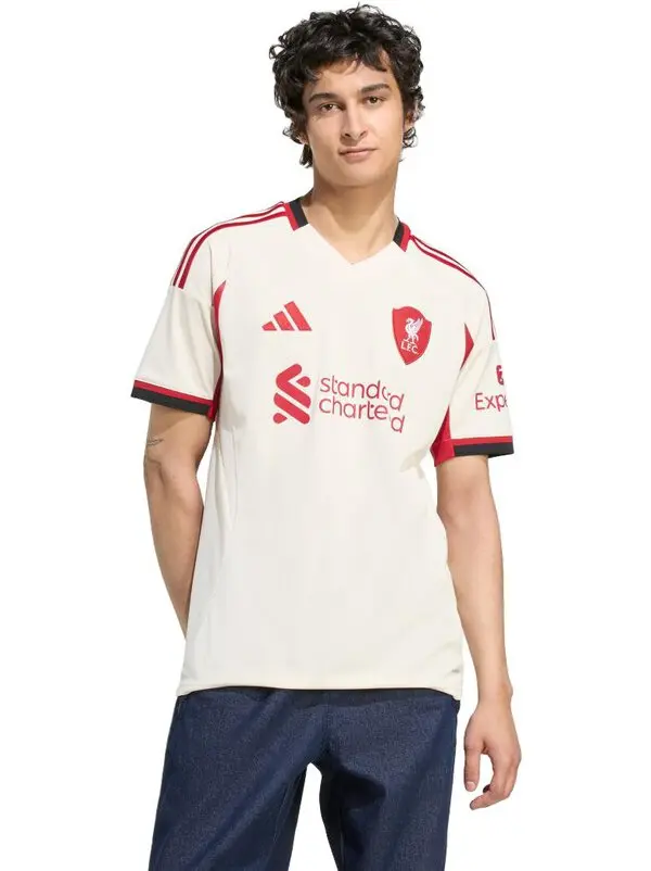 Adidas Liverpool Fc 25/26 Away Jersey - Wonder White
