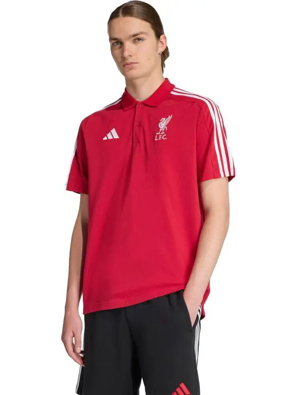 Adidas Liverpool Fc Dna Polo Shirt - Strawberry Red