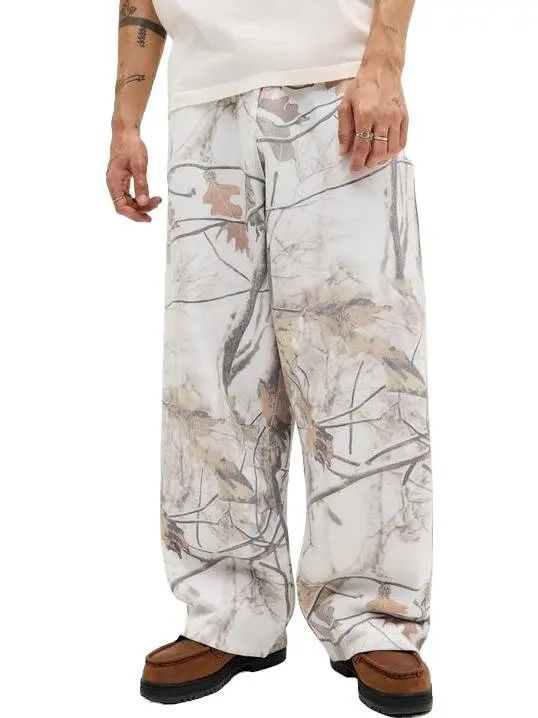 BDG URBAN OUTFITTERS Wide Leg Sweatpants - White