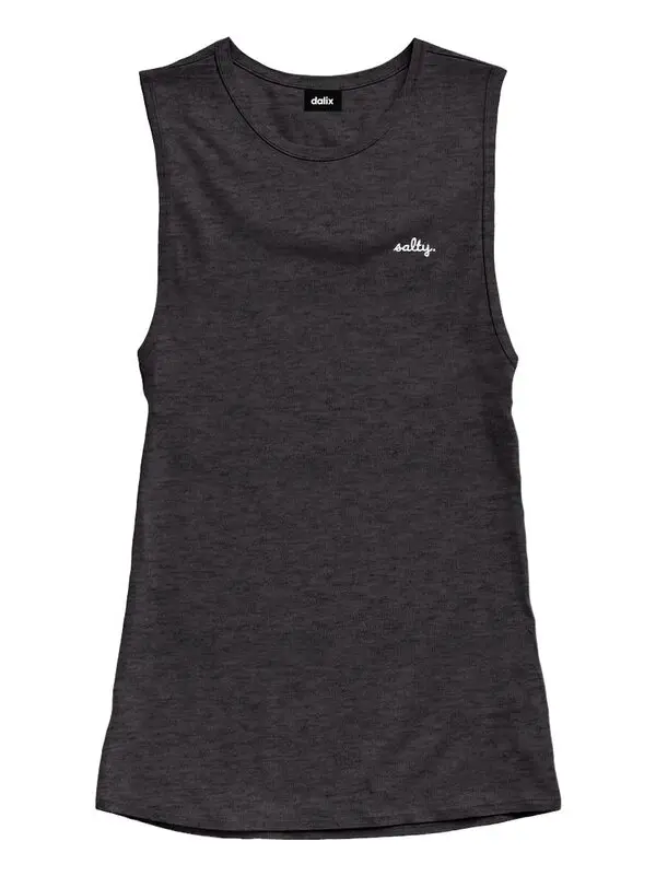 DALIX Salty Muscle Tank - Dark Heather