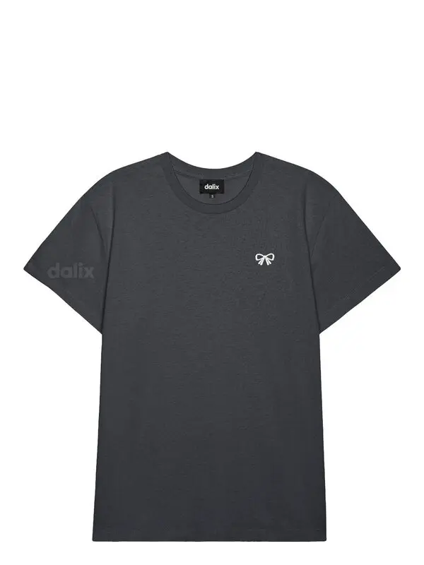 DALIX Bow Lightweight Everyday Tee - Cool Gray