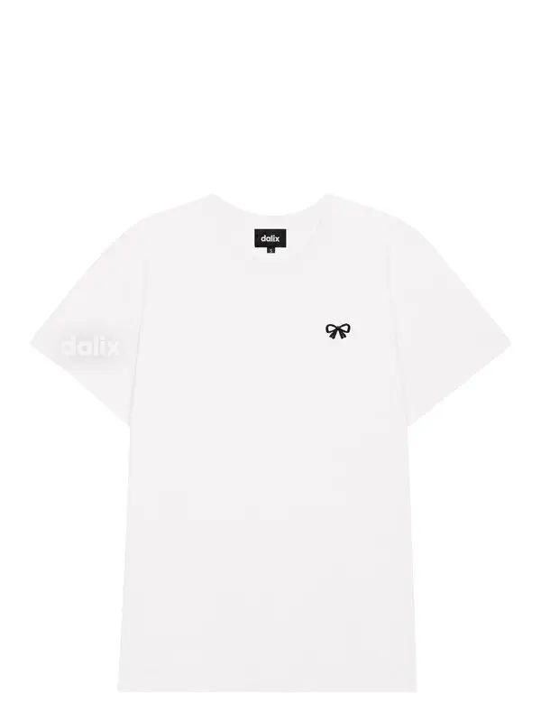 DALIX Bow Lightweight Everyday Tee - White