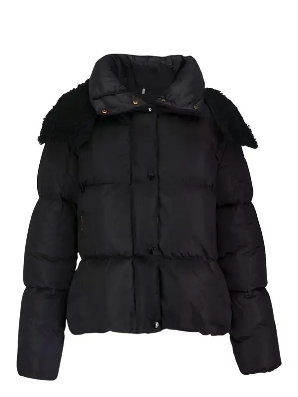 Moncler Quilted Hooded Jacket - Black