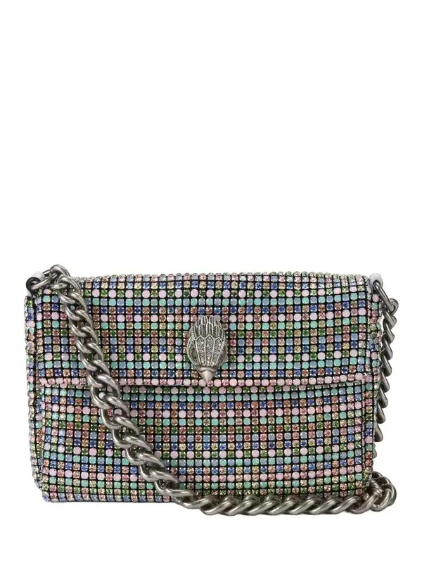 Kurt Geiger Crystal-embellished Crossbody Bag - Blue