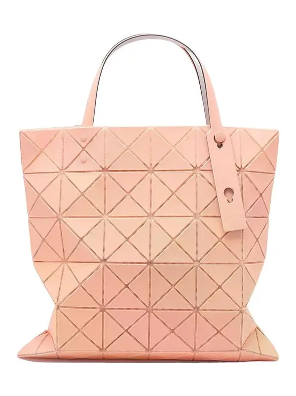 Issey Miyake Geometric-pattern Tote Bag - Orange