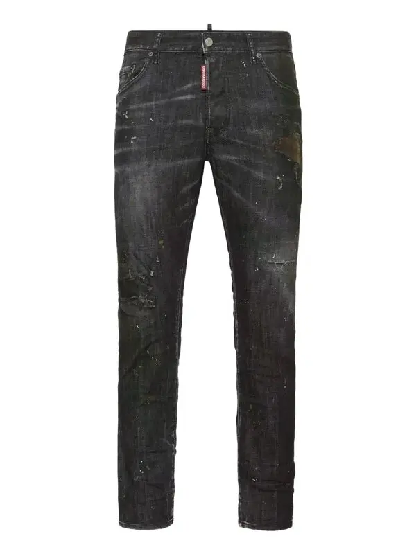 Dsquared2 Nirvana Wash Skater Jeans - Black