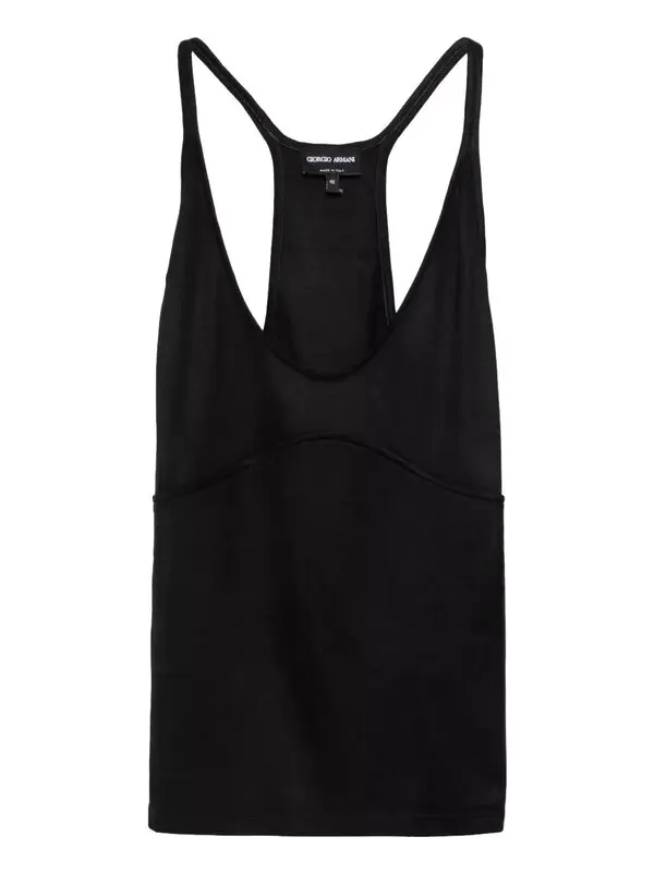 Giorgio Armani Racerback Top - Black