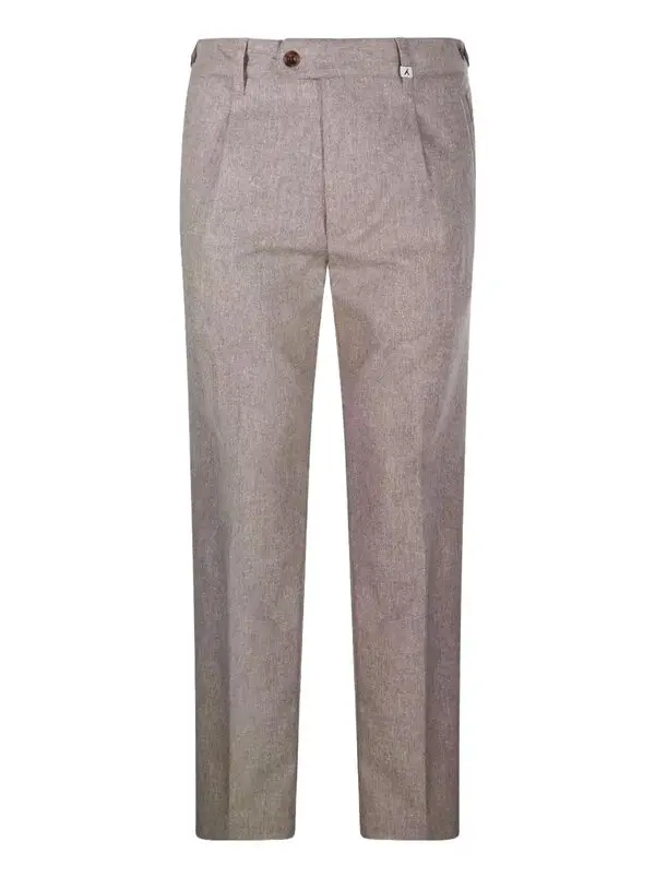 MYTHS Pleated-front Trousers - Neutrals