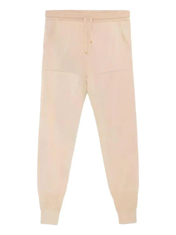 Eleventy Drawstring Cuffed Track Pants - Neutrals