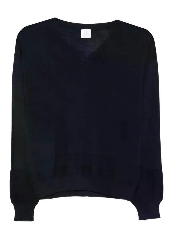 Eleventy V-neck Sweater - Blue