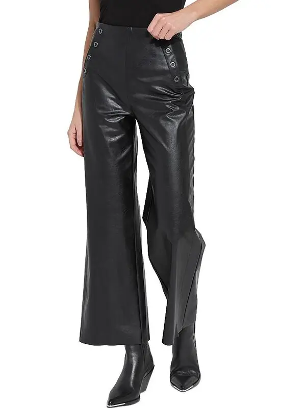 Lyssé Odalis Faux Leather Pants - Black