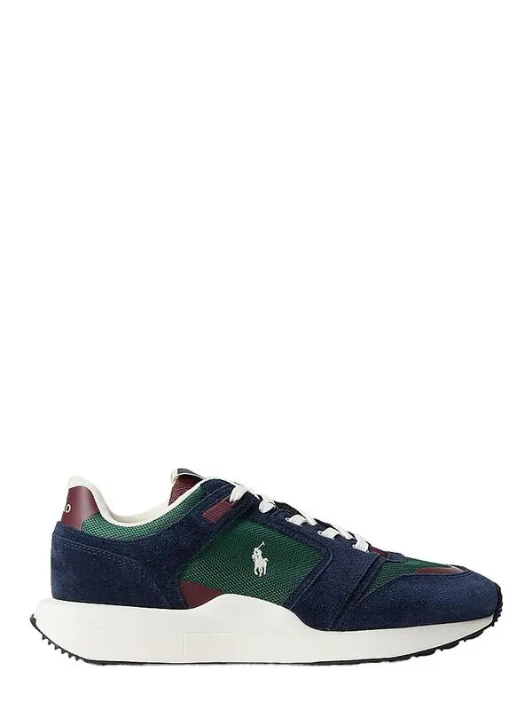 Polo Ralph Lauren Train 89 Suede & Oxford Sneakers - Multi