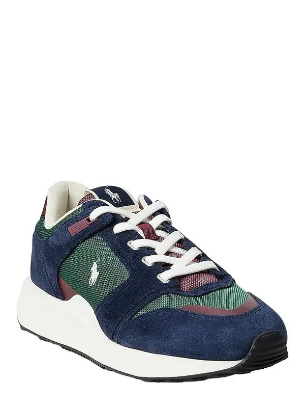 Polo Ralph Lauren Train 89 Suede & Oxford Sneakers - Multi