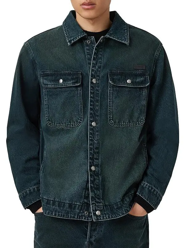 ALLSAINTS Castleford Denim Jacket - Phantom Blue
