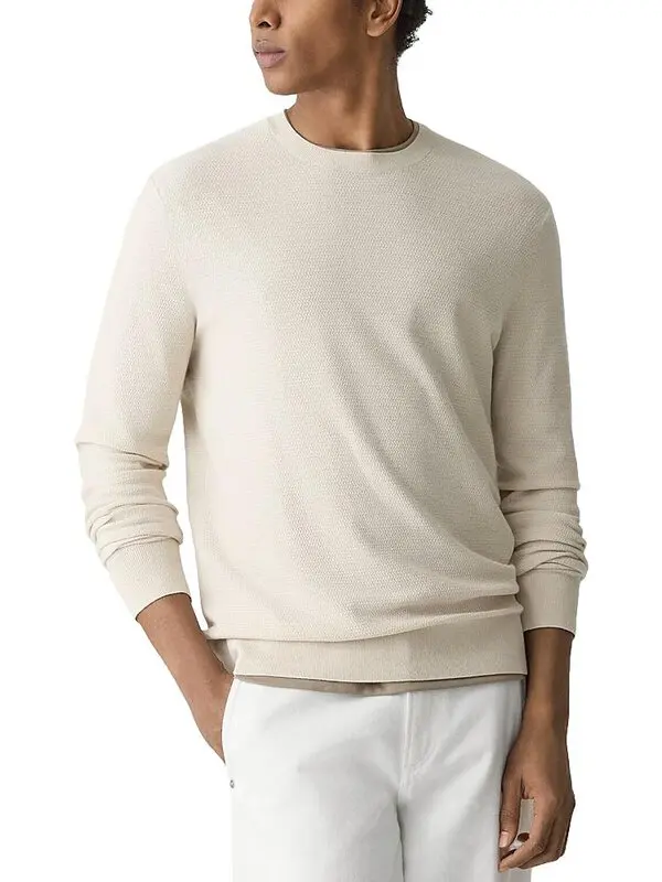 Theory Riland Crewneck Sweater - Alabaster