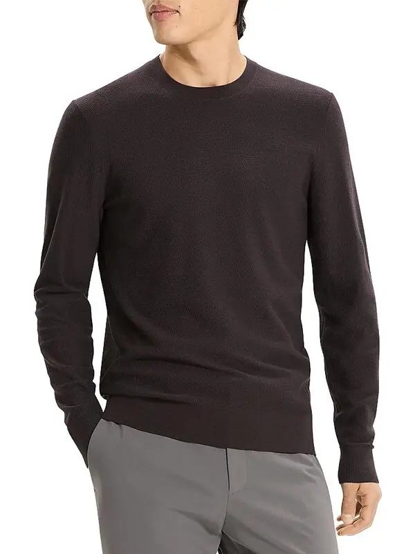 Theory Riland Crewneck Sweater - Brownwood