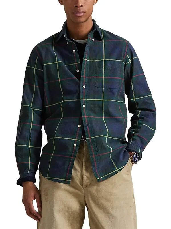 Polo Ralph Lauren Classic Fit Shirt - Green/navy Multi