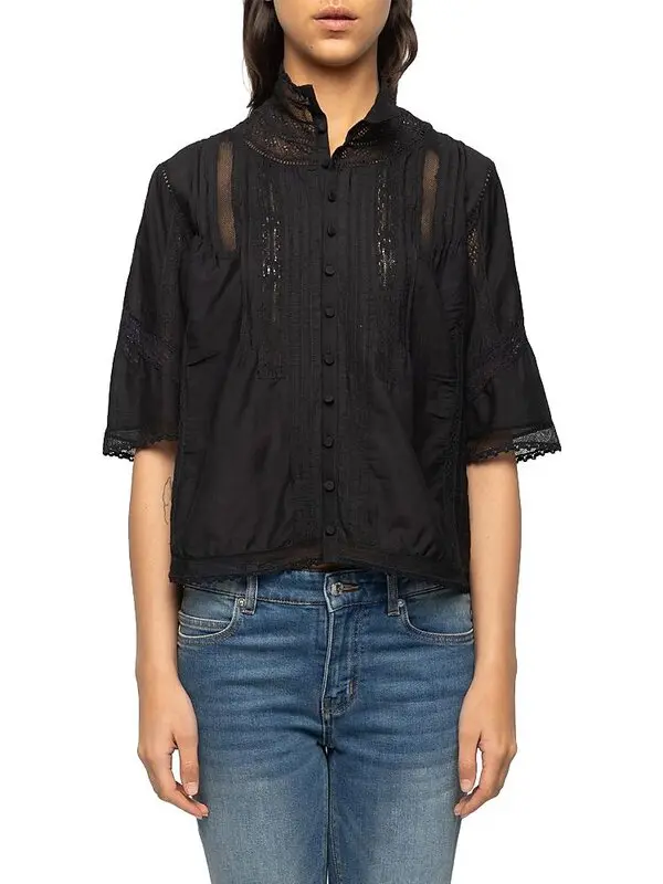 Zadig&Voltaire Tanos Tomboy Shirt - Black