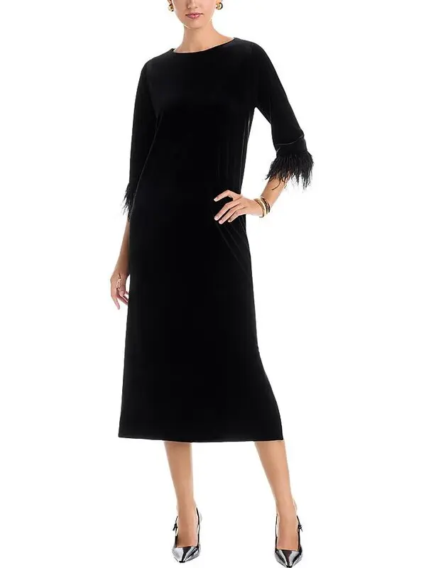 Caroline Rose Aria Dress - Black