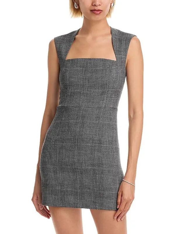 French Connection Owen Mini Dress - Charcoal