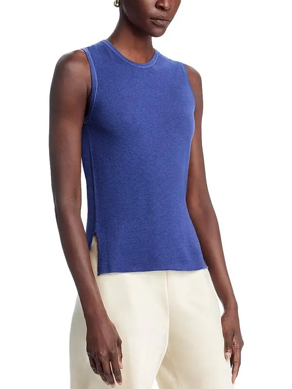 Majestic Filatures Crewneck Sleeveless Top - Blue Moon