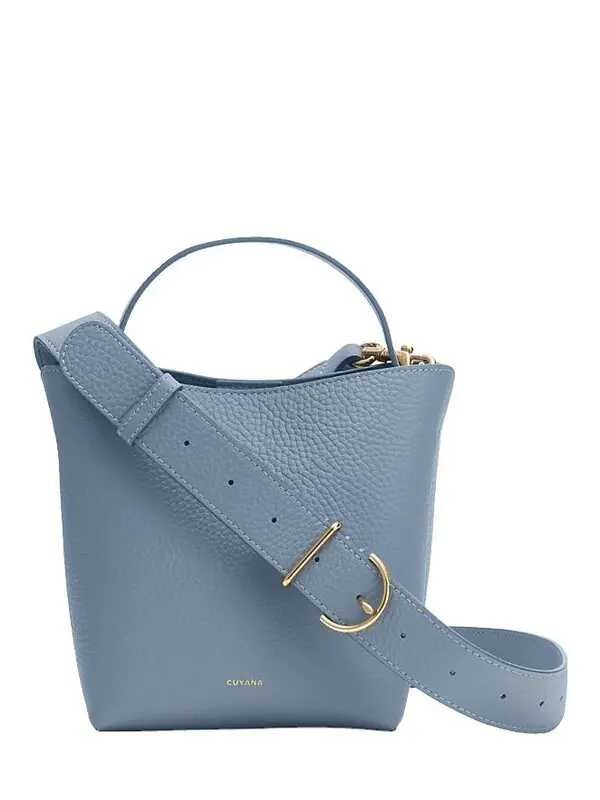 Cuyana Mini Linea Bucket Bag - Azure