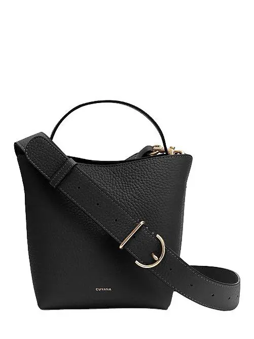 Cuyana Mini Linea Bucket Bag - Black