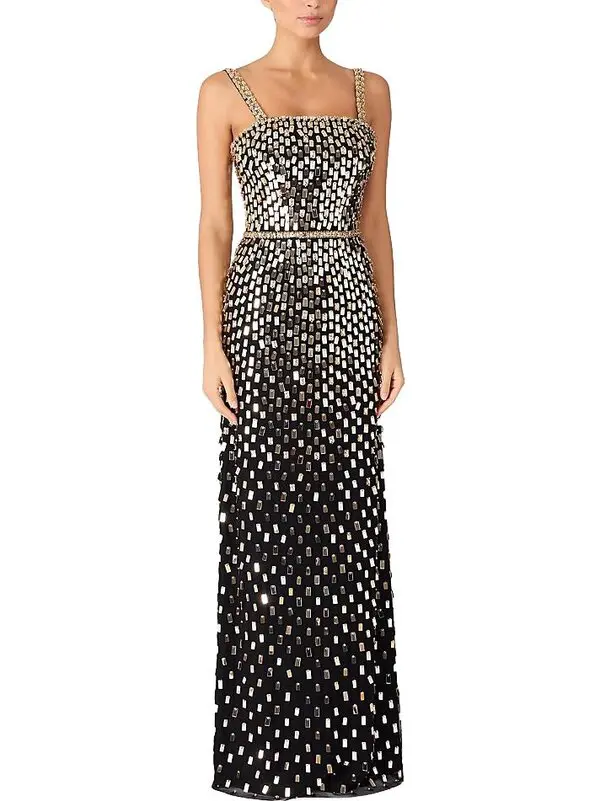 Jenny Packham Juliette Maxi Dress - Liquorice