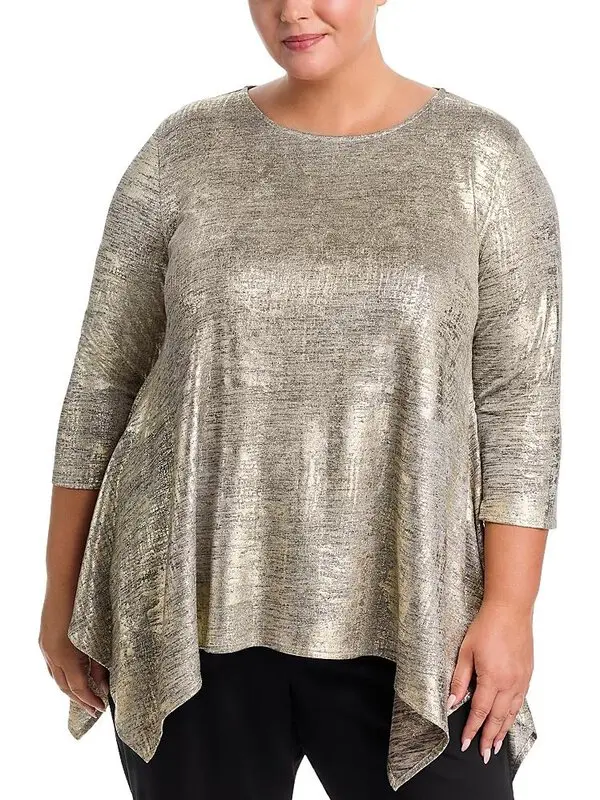 Caroline Rose Shimmer Tunic - Gold