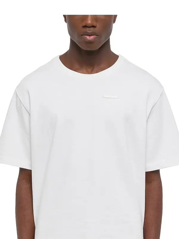 Helmut Lang Ribbed Tee - Optic White