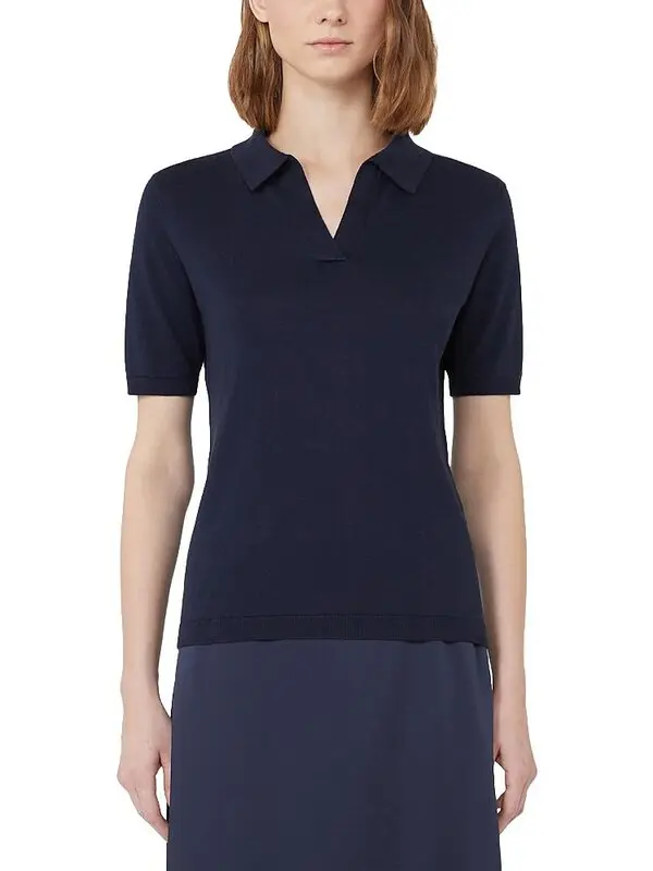 Max Mara Roncolo V-neck Sweater - Navy