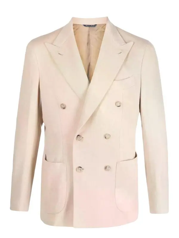 Gabo Napoli Double-breasted Camel-hair Blazer - Neutrals