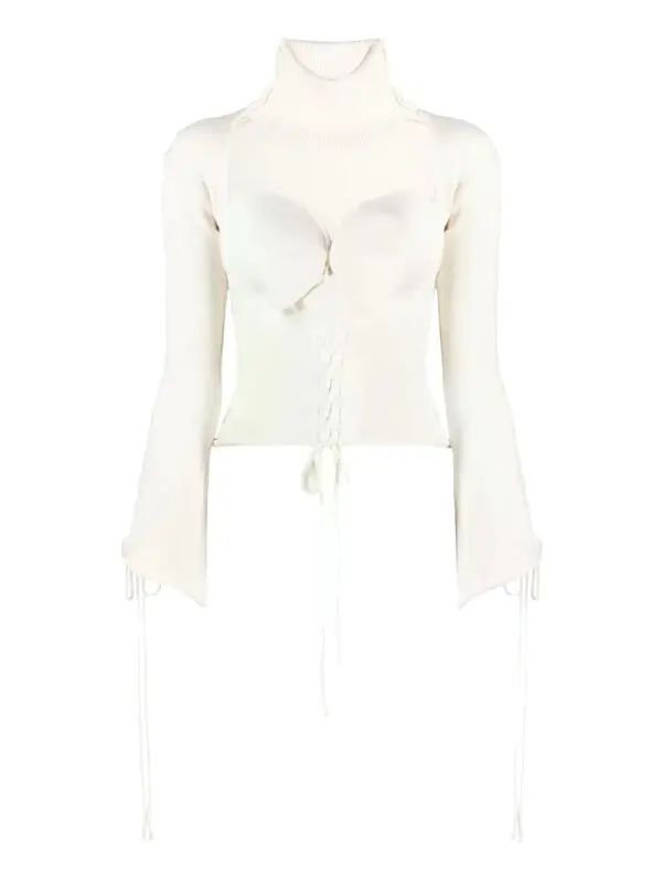 JULFER X-tina Knitted Top - White