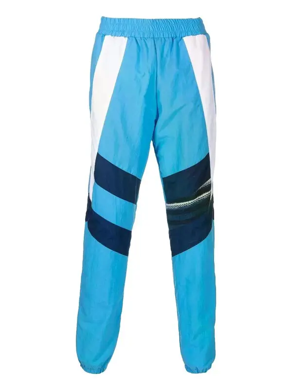UNITED RIVERS Colour-block Track Pants - Blue