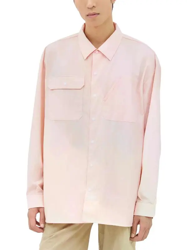 Dickies Double-pocket Long-sleeve Shirt - Pink