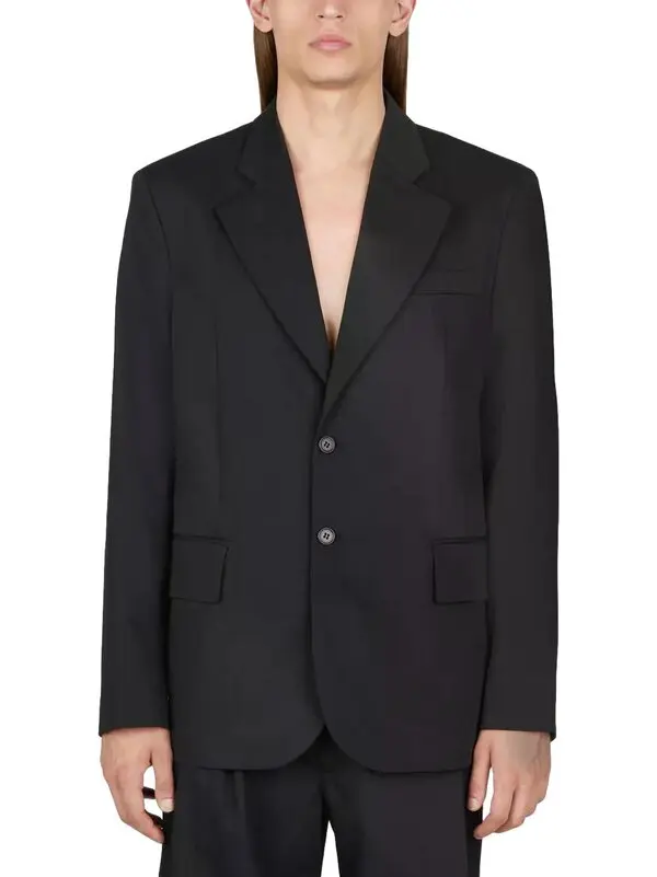 DIOMENE Single Breasted Blazer - Black