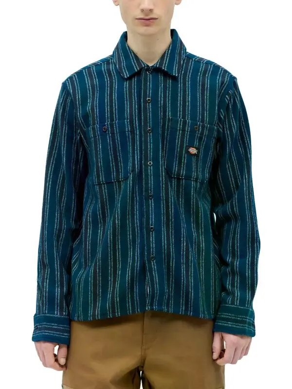 Dickies Striped Long-sleeve Shirt - Blue