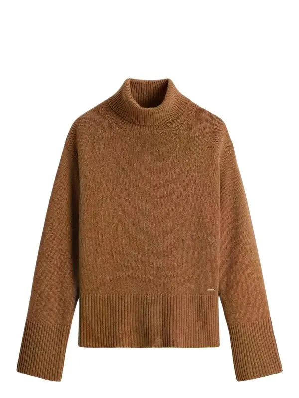 Woolrich Wool Turtleneck Sweater - Brown