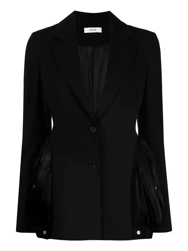 BESFXXK Victorian Button-up Blazer - Black