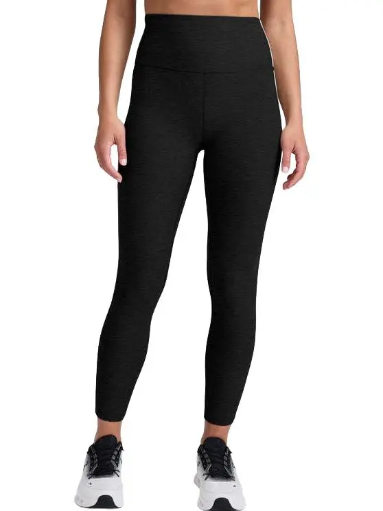 Beyond Yoga Space Dye High Waist Midi Leggings - Darkest Night