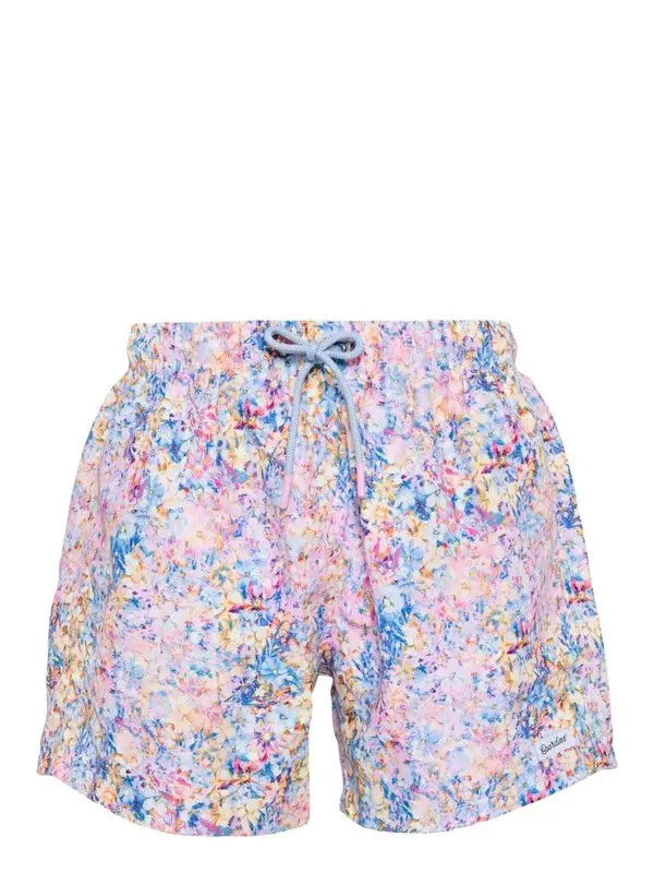 BOARDIES Floral-print Swim Shorts - Pink