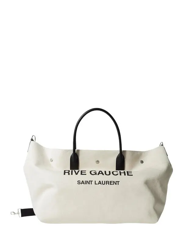 Saint Laurent Rive Gauche Maxi Shopping Bag - Black