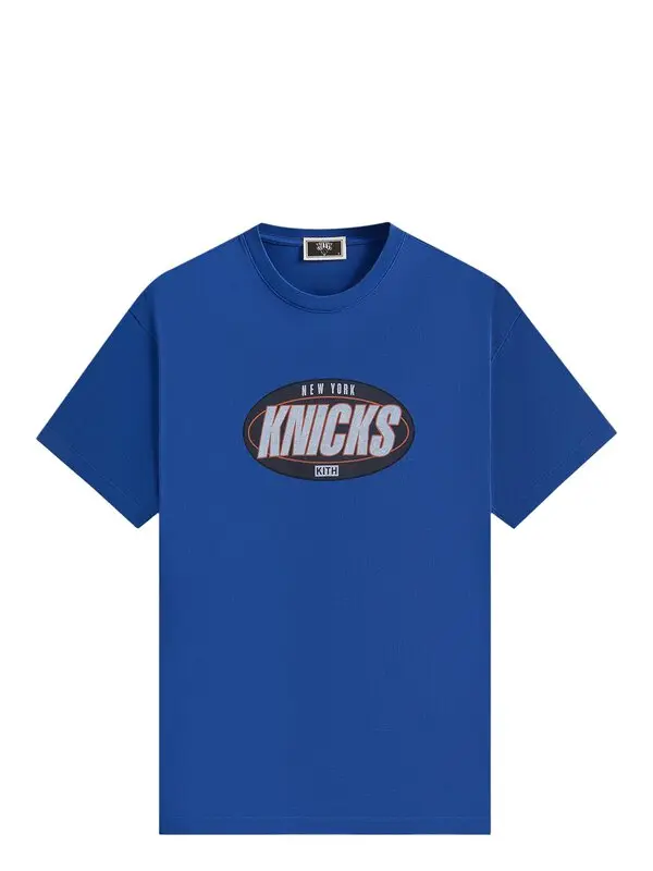 Kith For The New York Knicks Y2k Vintage Tee - Blue
