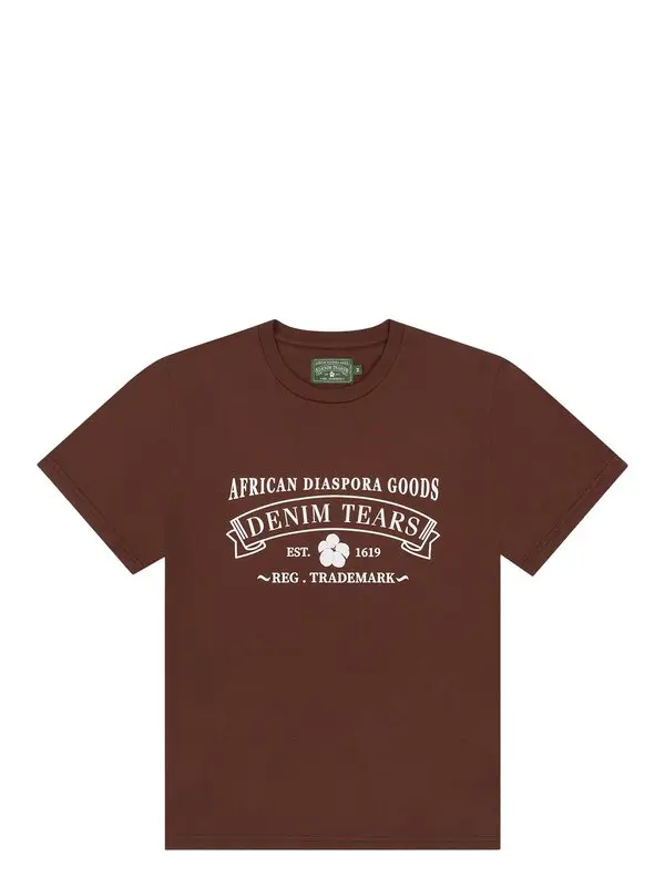 DENIM TEARS Adg Tee - Brown