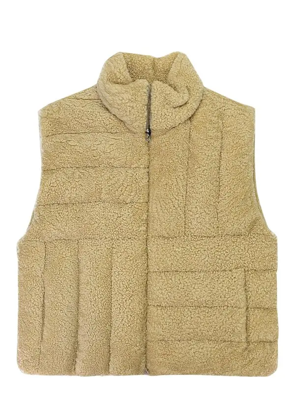 Bottega Veneta Shearling Vest - Tan