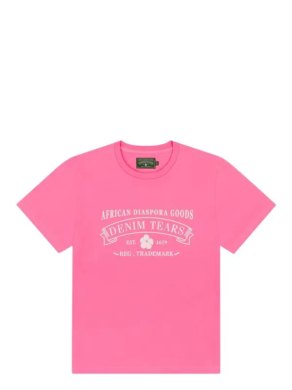 DENIM TEARS Adg Tee - Pink