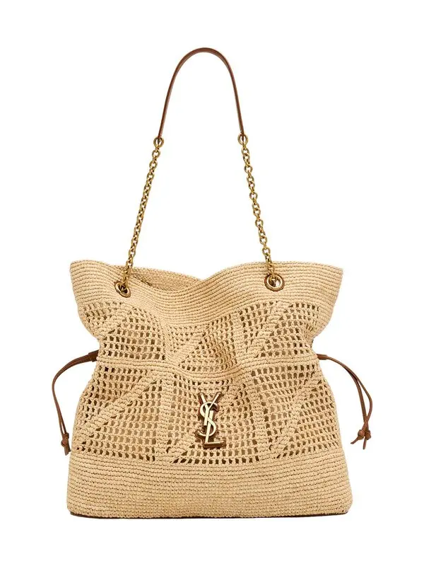 Saint Laurent Jamie Shopper Tote Bag - Beige