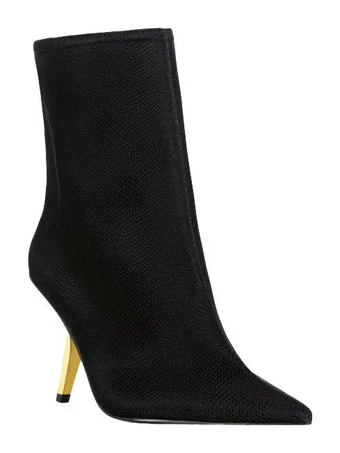 AZALEA WANG Quinney Pointed Toe Bootie - Black